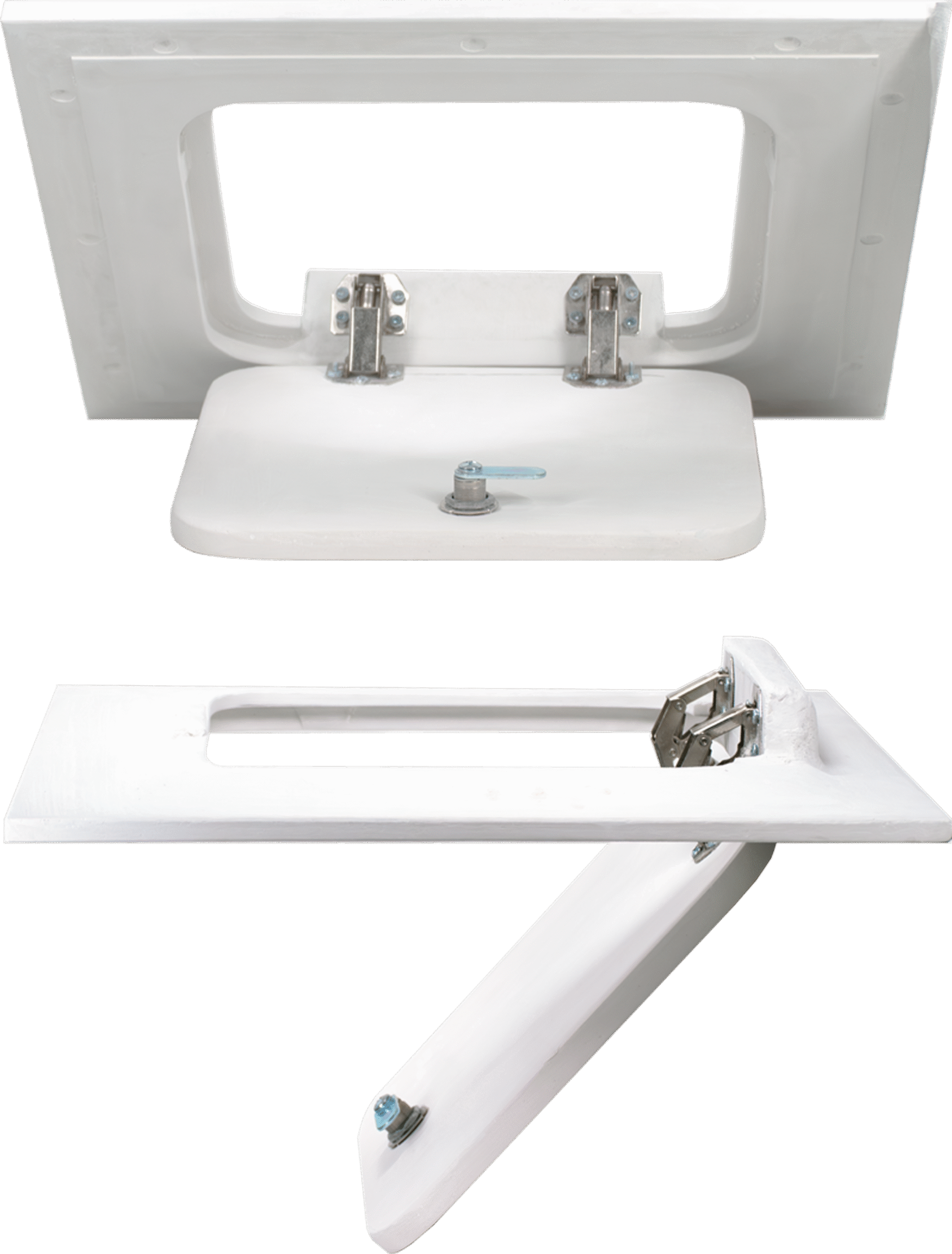 Hinged slotted/keyed Cam Latch - Castle Access Panels & Forms Inc.